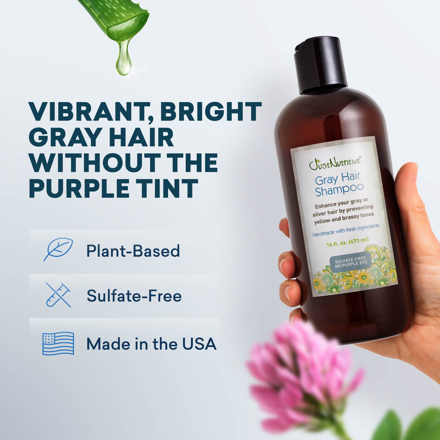 Gray Hair Shampoo - Just Nutritive Store