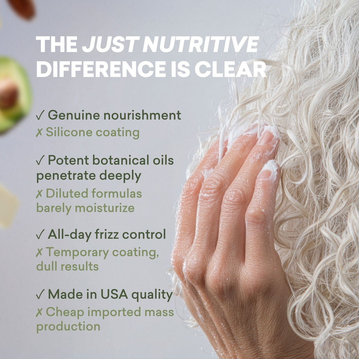 Leave in Conditioner | Gray Hair - Just Nutritive Store